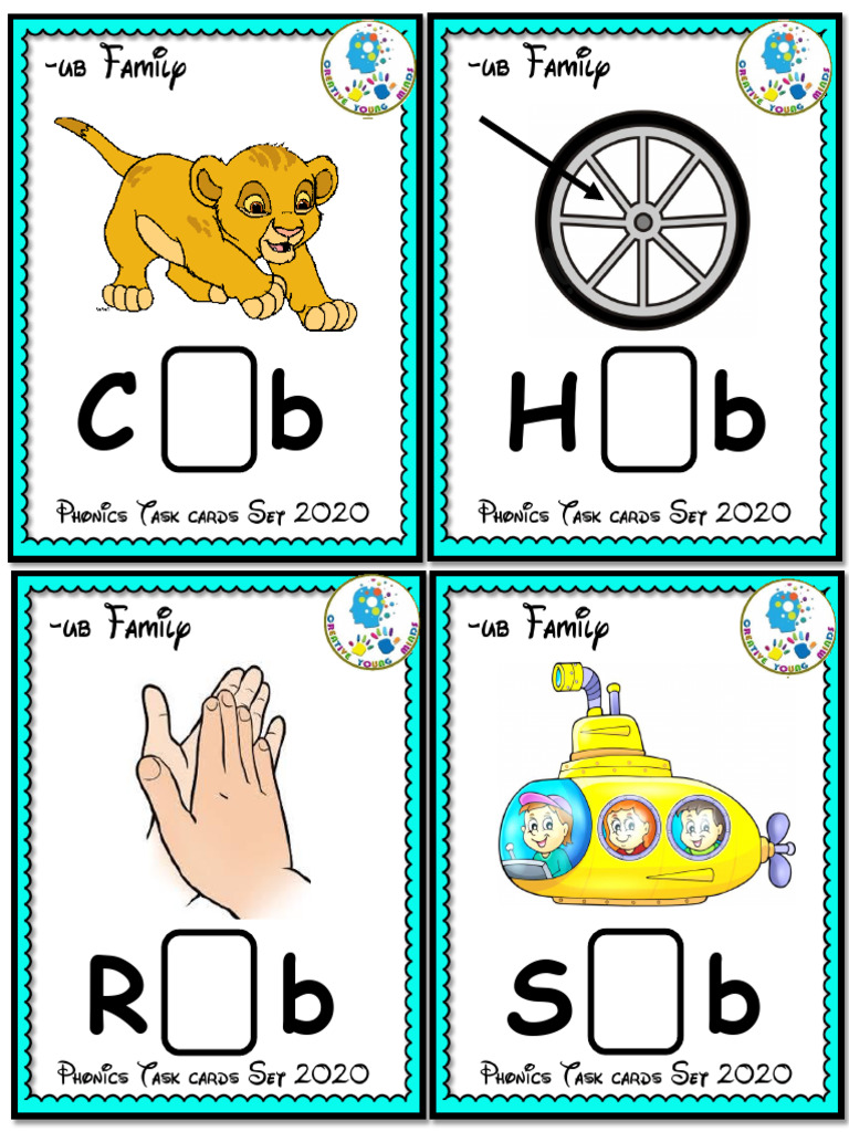 Mising Vowel Sound Short U CVC Words | PDF
