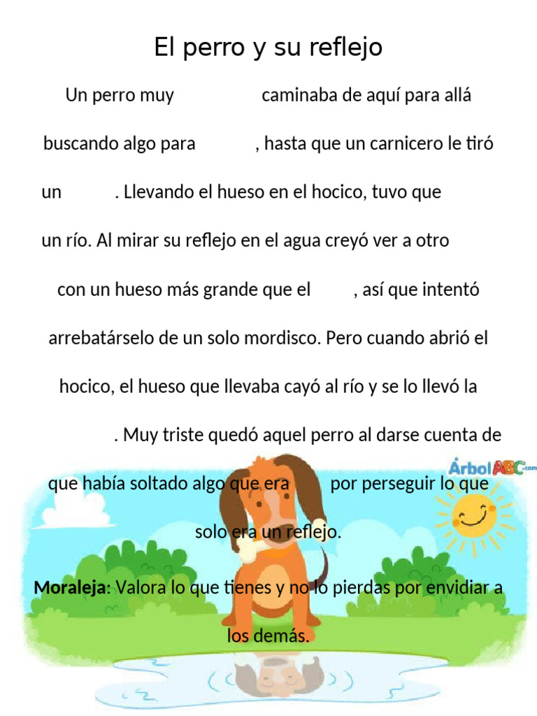El Perro y Su Reflejo - Borrar y Supr | PDF