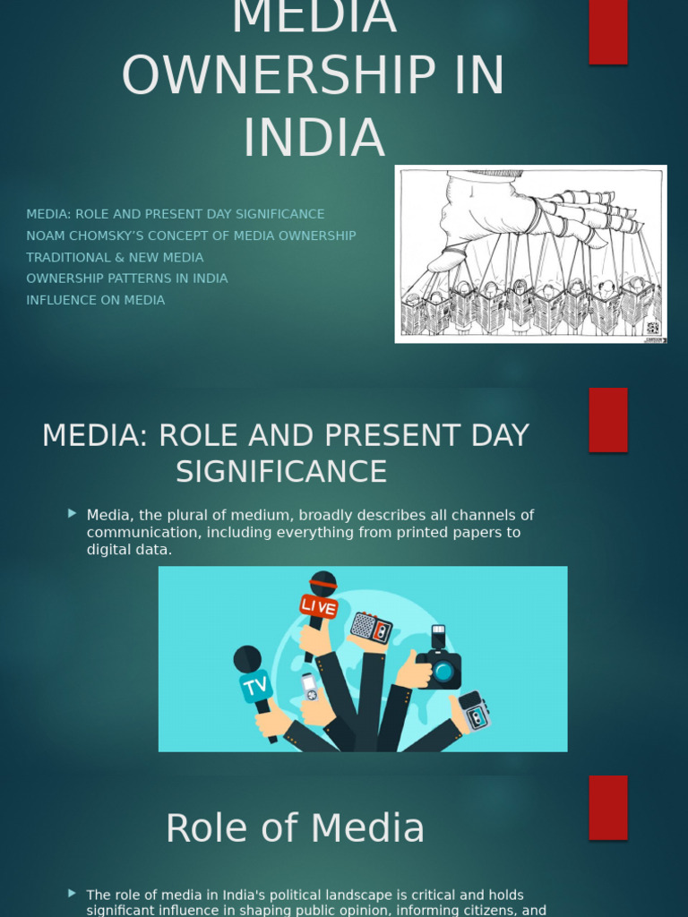 Media Ownership and Influence in India | PDF | Mass Media | Media Bias