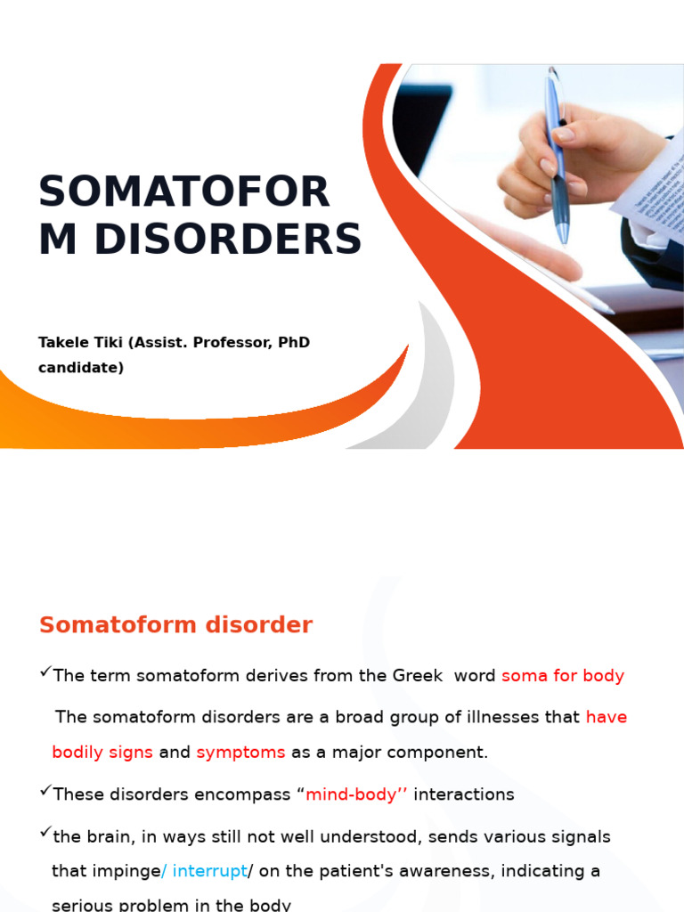 Somatoform Disorder (2)-1 | PDF | Mental Disorder | Anxiety