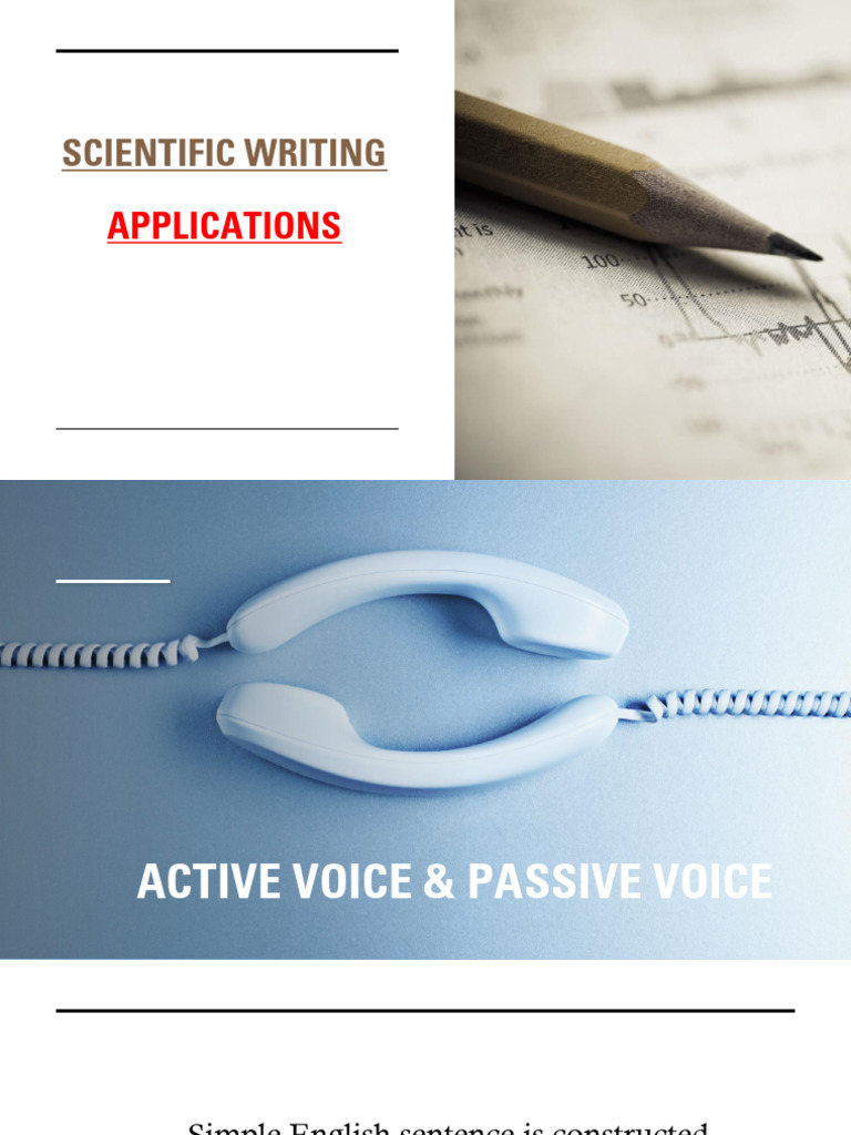 Active vs. Passive Voice in Science | PDF | Subject (Grammar ...