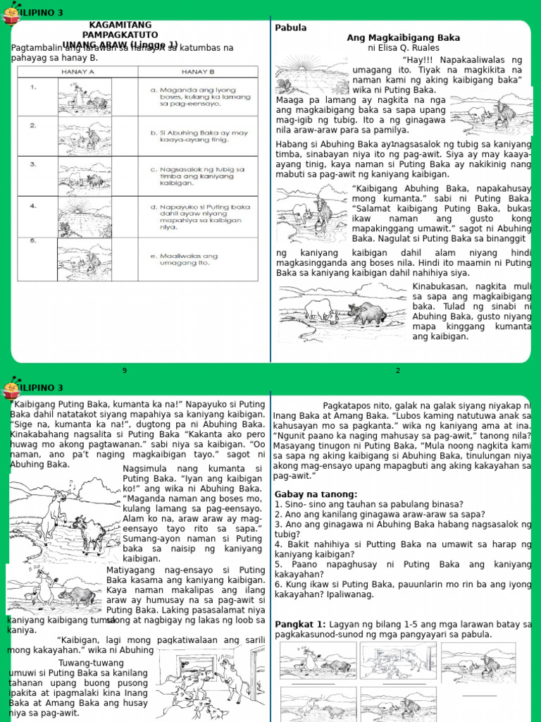 Fil Las W1Q1 | PDF