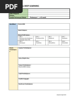 Template Modul Ajar Deep Learning | PDF