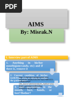 AIMS Test | PDF | Anatomical Terms Of Motion