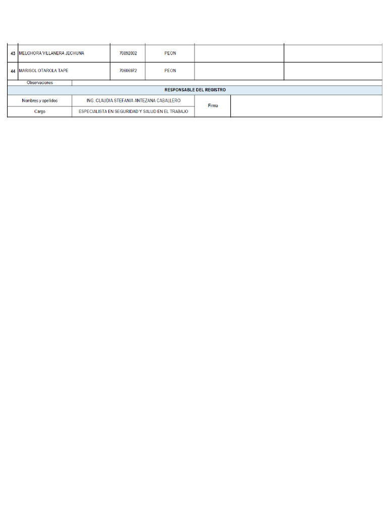 Formato de Charla Hoja 3 | PDF