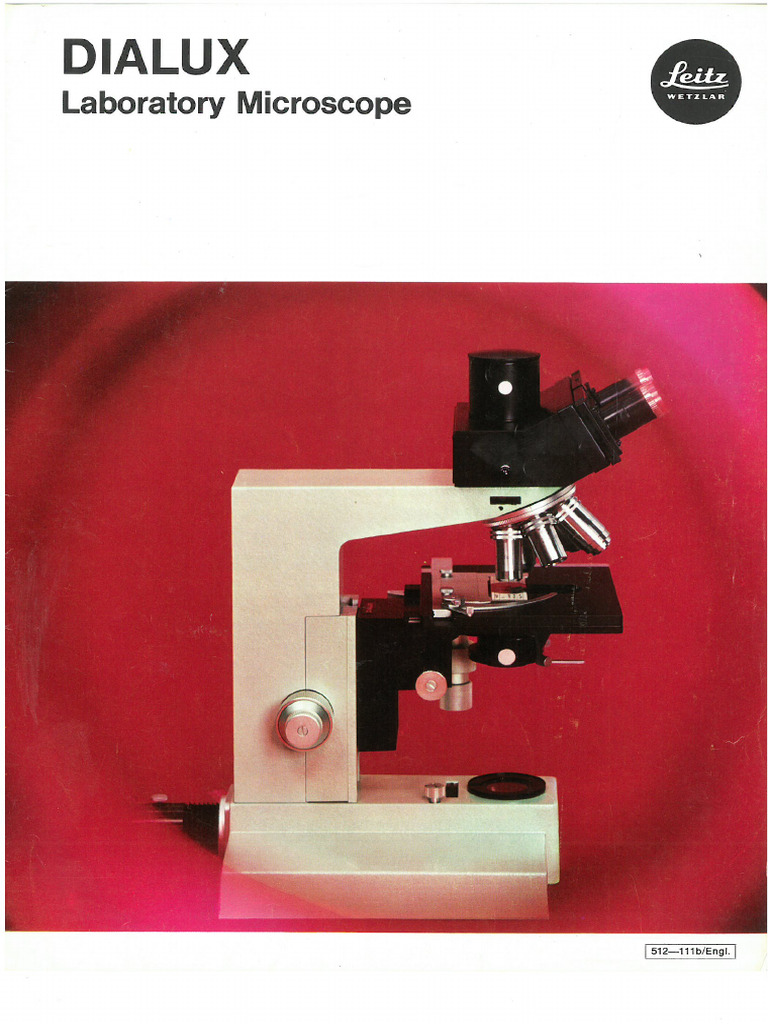 Ernst Leitz 1975 Dialux Microscope | PDF