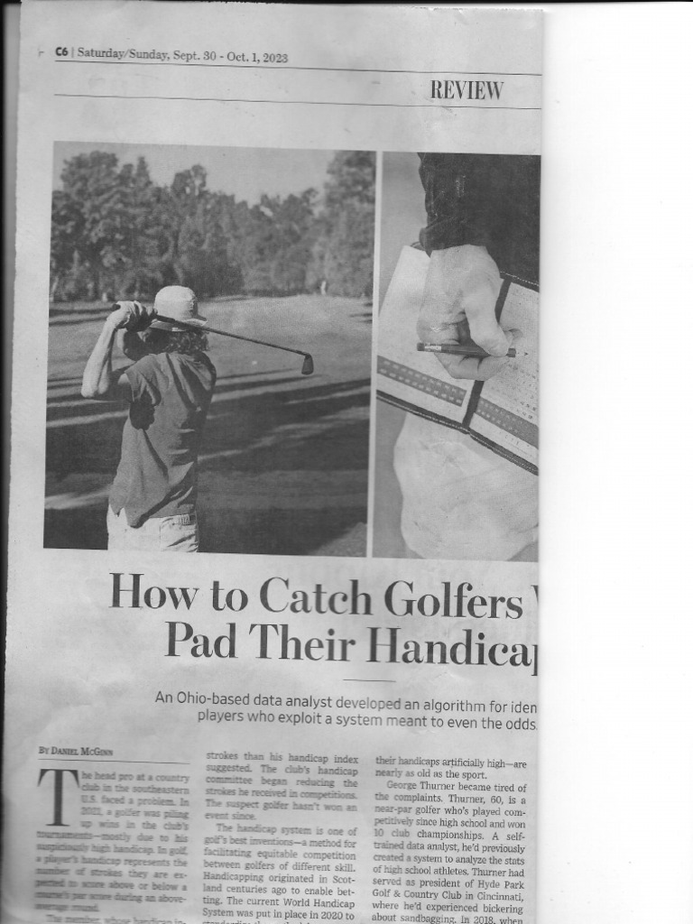 How To Catch Golfers | PDF