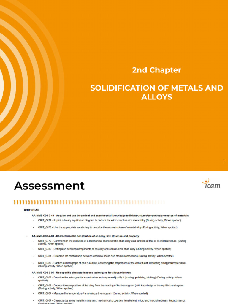 1 - en - Mme - b2.3 - Exp Course 3 - Solidification | PDF | Phase (Matter) | Physical Sciences