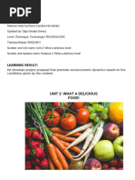 Unit 8 - Reading 1 | PDF | Foods | Cuisine