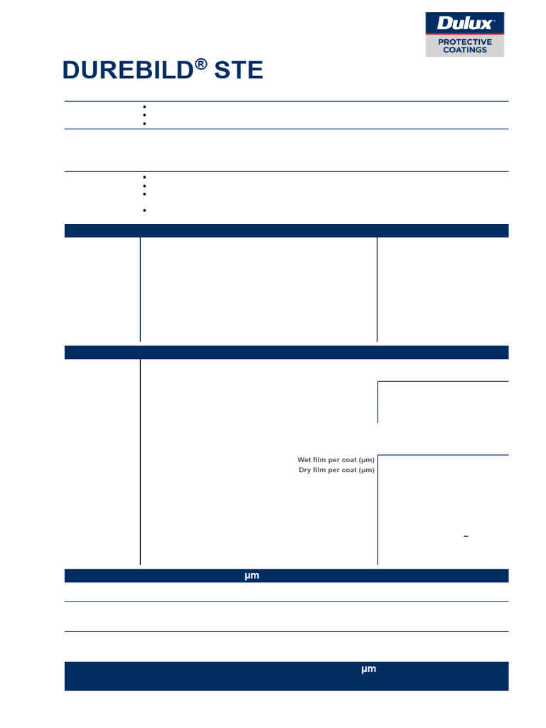 TDS Dulux PC Datasheet Durebild Ste Mar 2023 | PDF | Concrete | Humidity