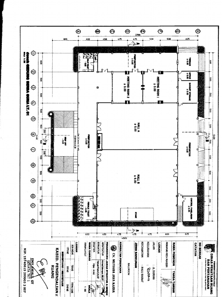 Layout Convention Hall | PDF