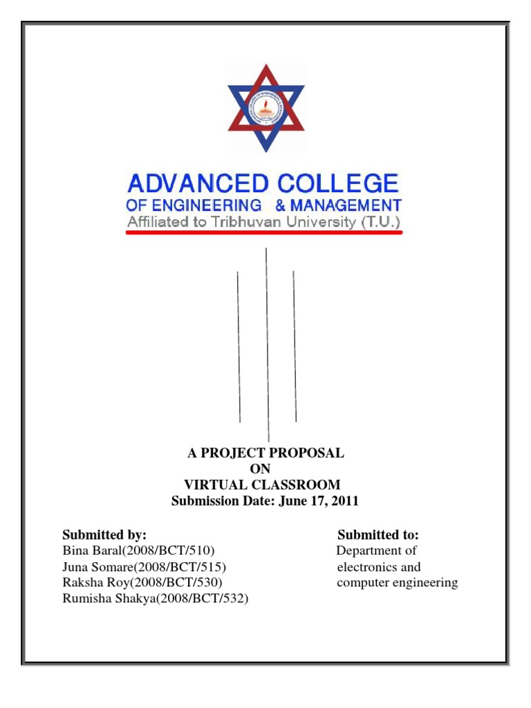 Virtual Classroom Project Proposal | PDF | Microsoft Sql Server ...