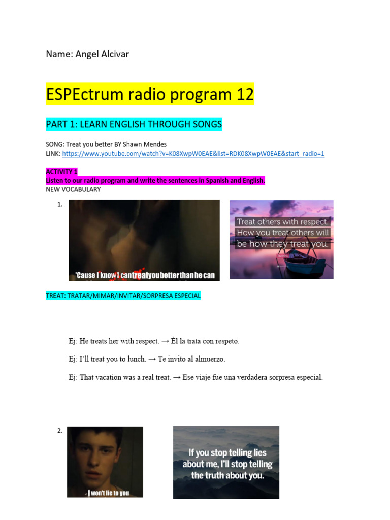 Radio Program Activities 8 | PDF | Dolphin