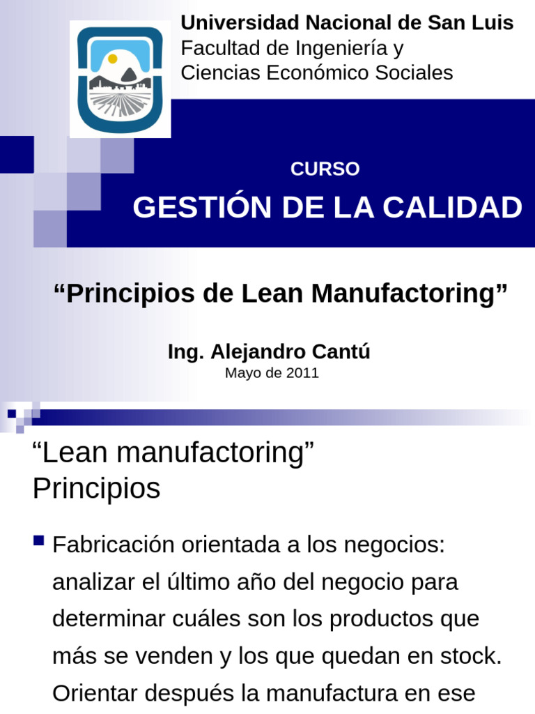 Principios Lean | PDF