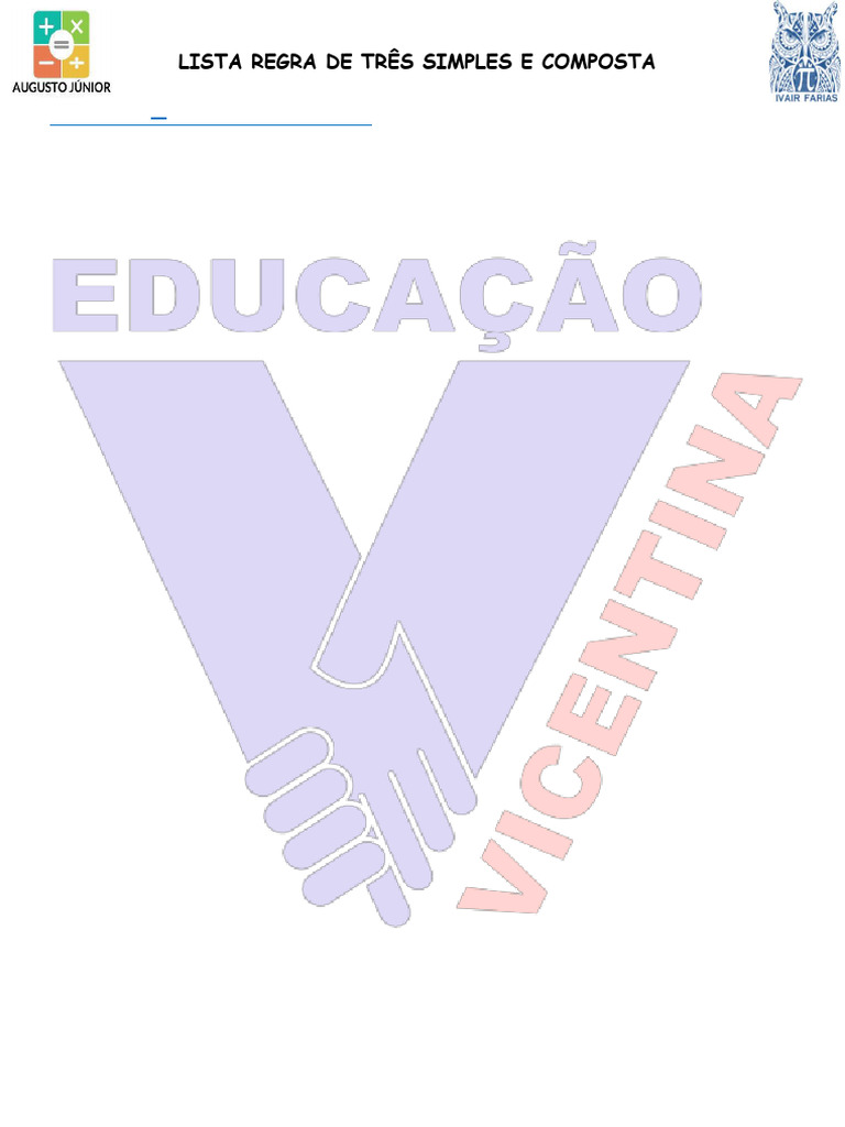 Exercícios de Regra de Três Simples e Composta | PDF | Carro