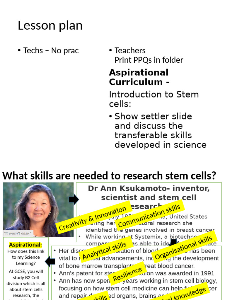 B2.3 L13 Stem Cells p30 | PDF | Stem Cell | Embryonic Stem Cell