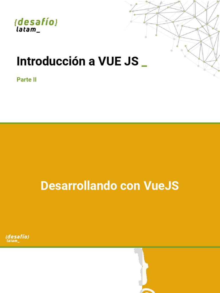 Apoyo Lectura - Introducción A VUE JS (Parte II) | PDF | Modelo de ...