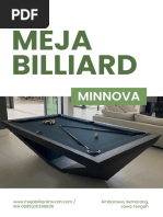 Ukuran Standar Meja Billiard 7-9 Feet | PDF
