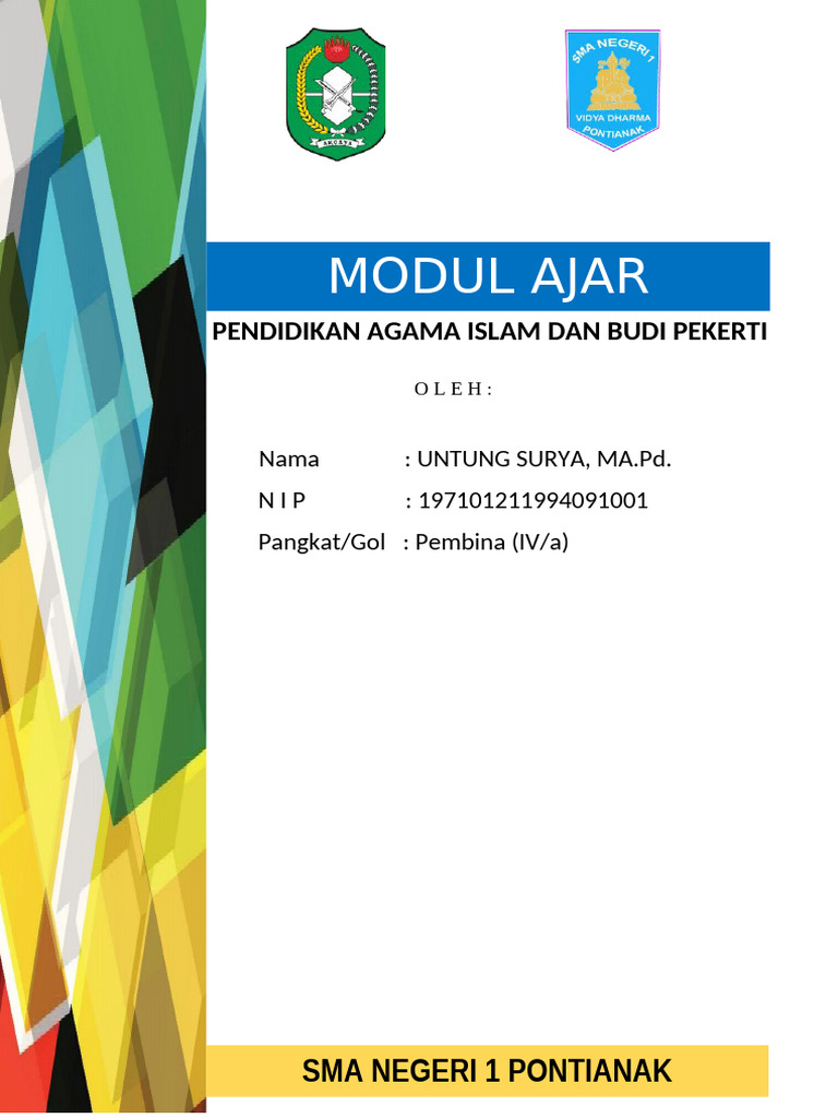 Contoh Modul Ajar (Untung Surya) (1) | PDF