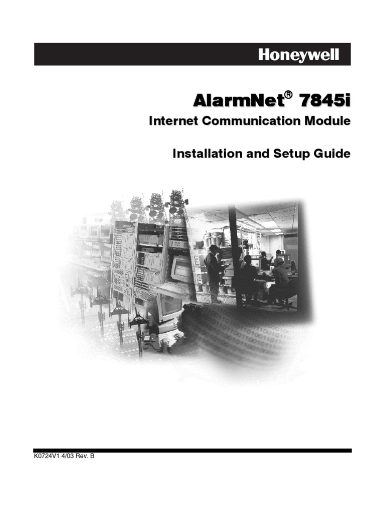Ademco 7845i Manual | PDF | Cable Television | Modem