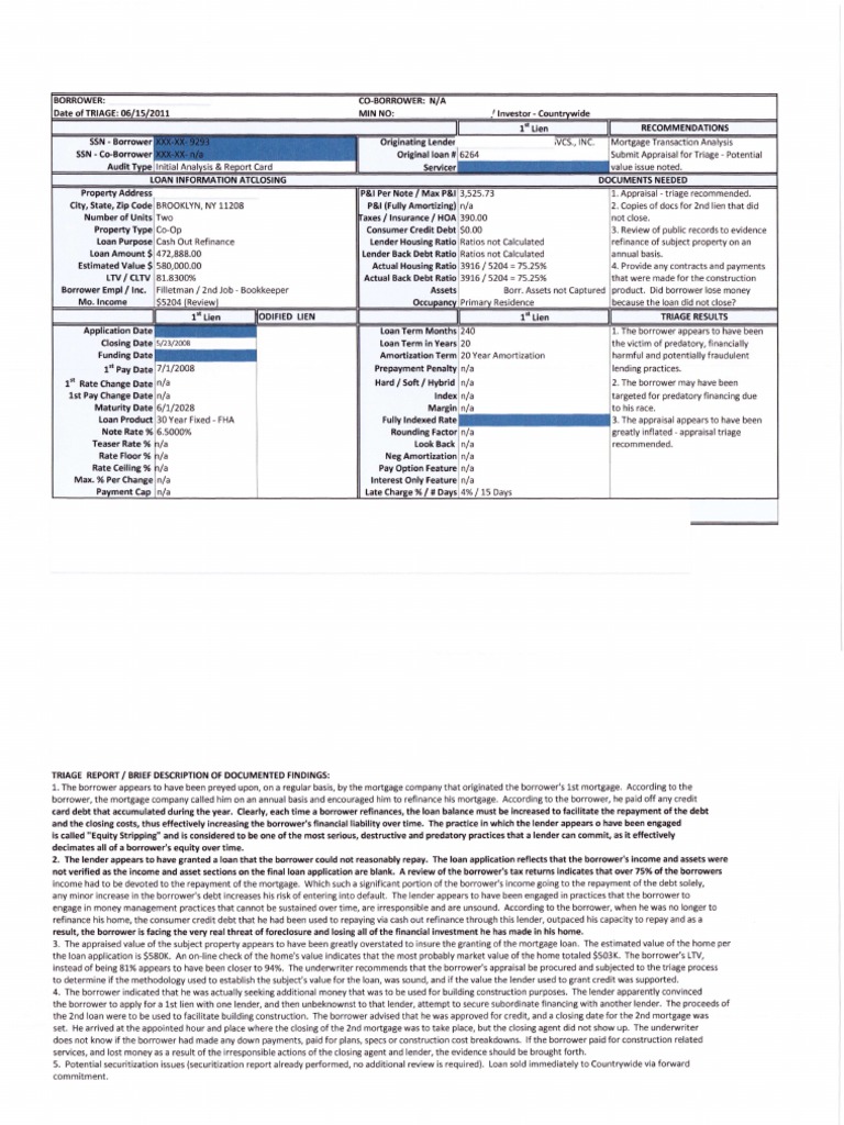 3 - Report Card | PDF | Loans | Refinancing