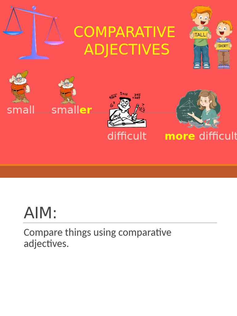 Comparative Adjectives | PDF | Adjective | Languages