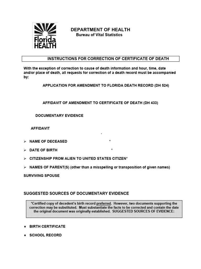 INSTRUCTIONS | PDF | Birth Certificate | Government And Personhood