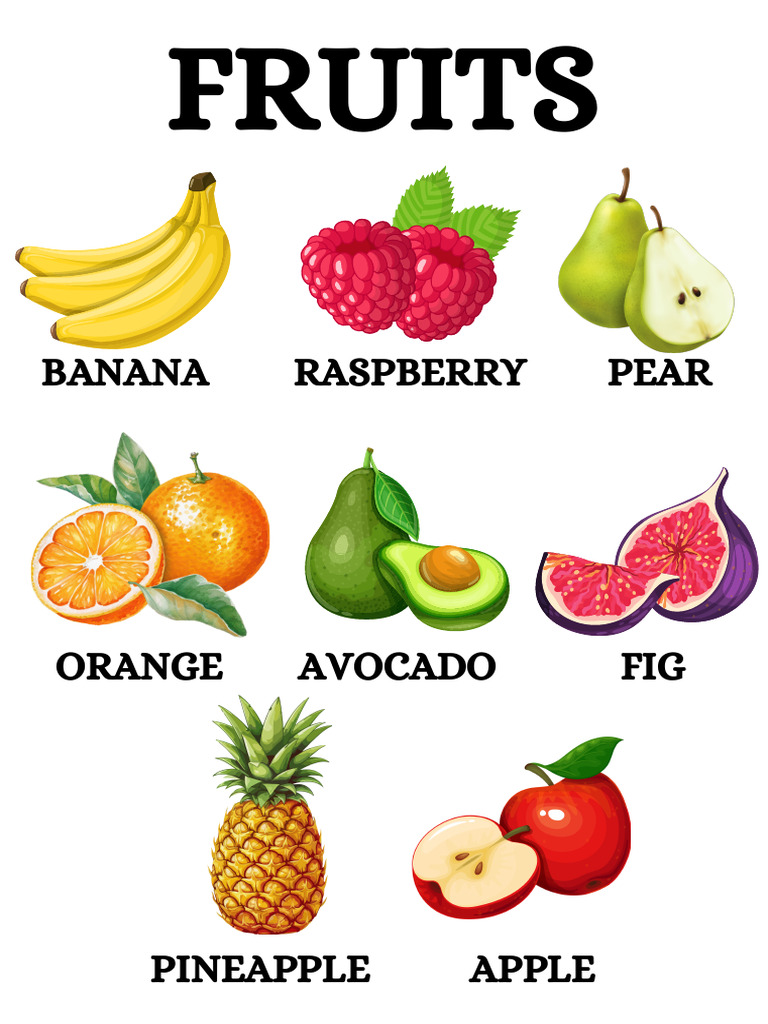 Fruits A4 | PDF