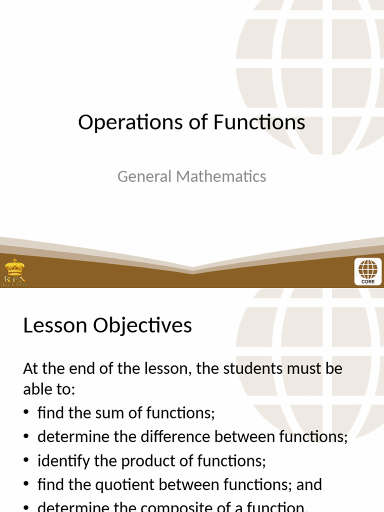 jUNE 24 Operations-on-Functions (Addition and Subtraction) | PDF | Function (Mathematics ...