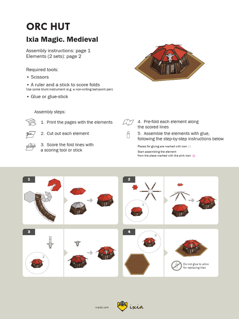 Orc Hut Assembly Instructions | PDF