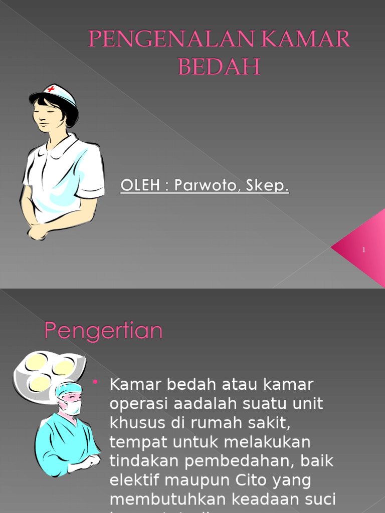 Konsep Dasar Kamar Bedah Parwoto | PDF