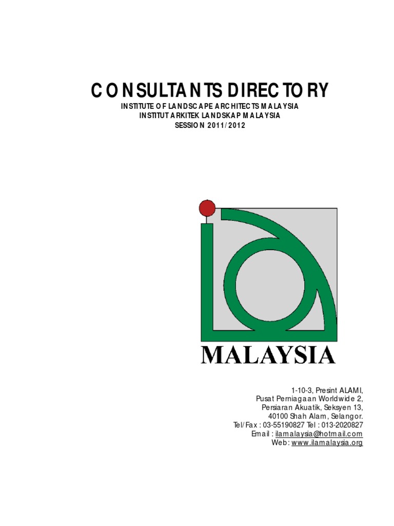 ILAM Landscape Consultant Directory 2011-2012 | PDF | Art