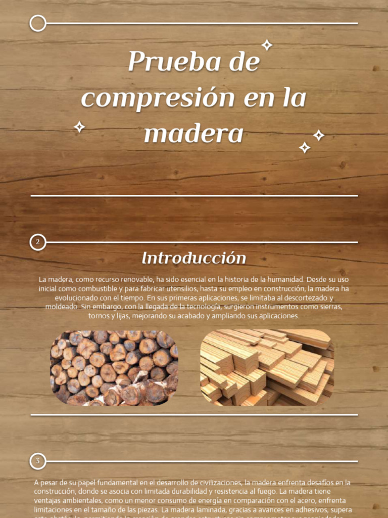 Prueba de Compresión en La Madera | PDF | Madera | Acero