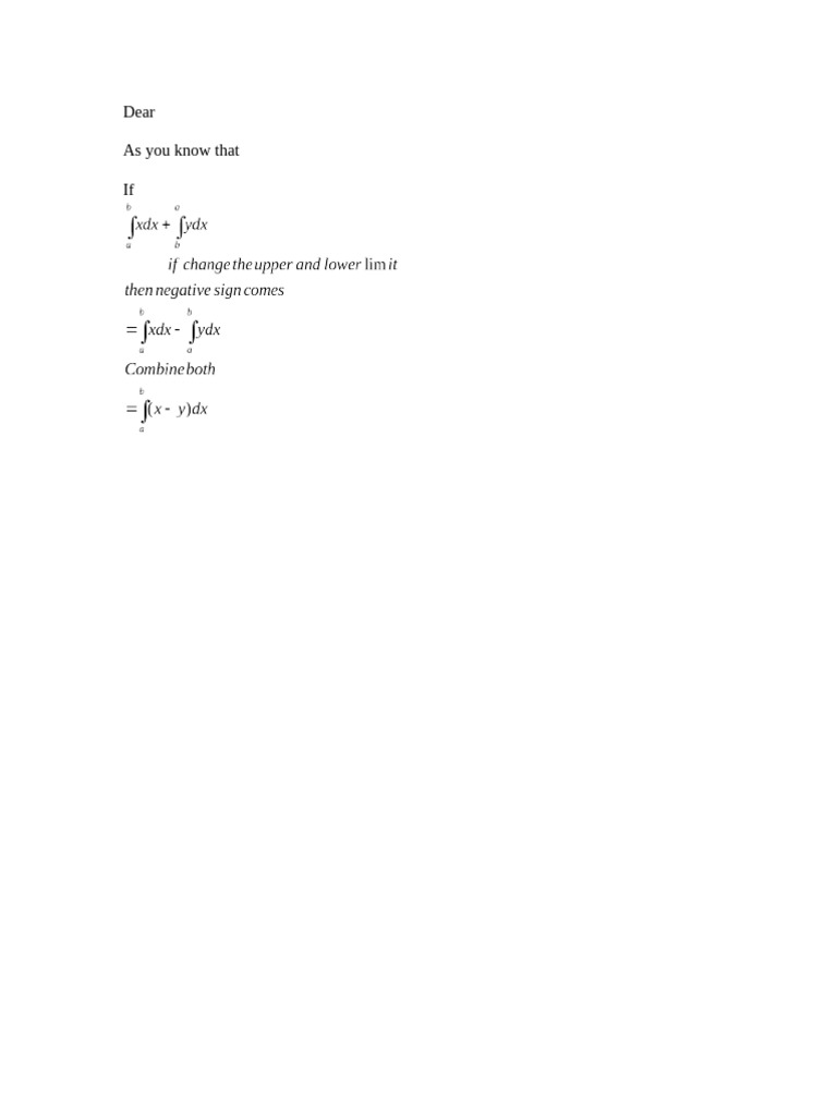 Integral property | PDF
