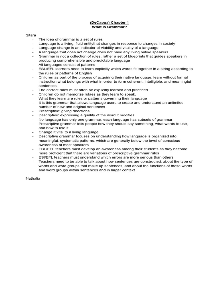 Understanding Grammar's Role in Language | PDF
