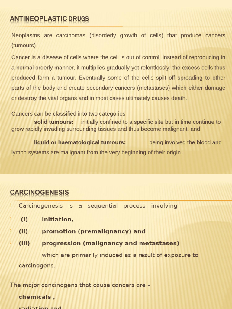Antineoplastic Drugs - 16721-1 | PDF | Cancer | Chemotherapy