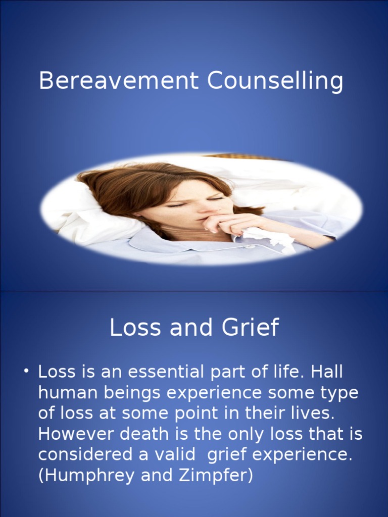 Bereavement Counselling | PDF | Grief Counseling | Grief