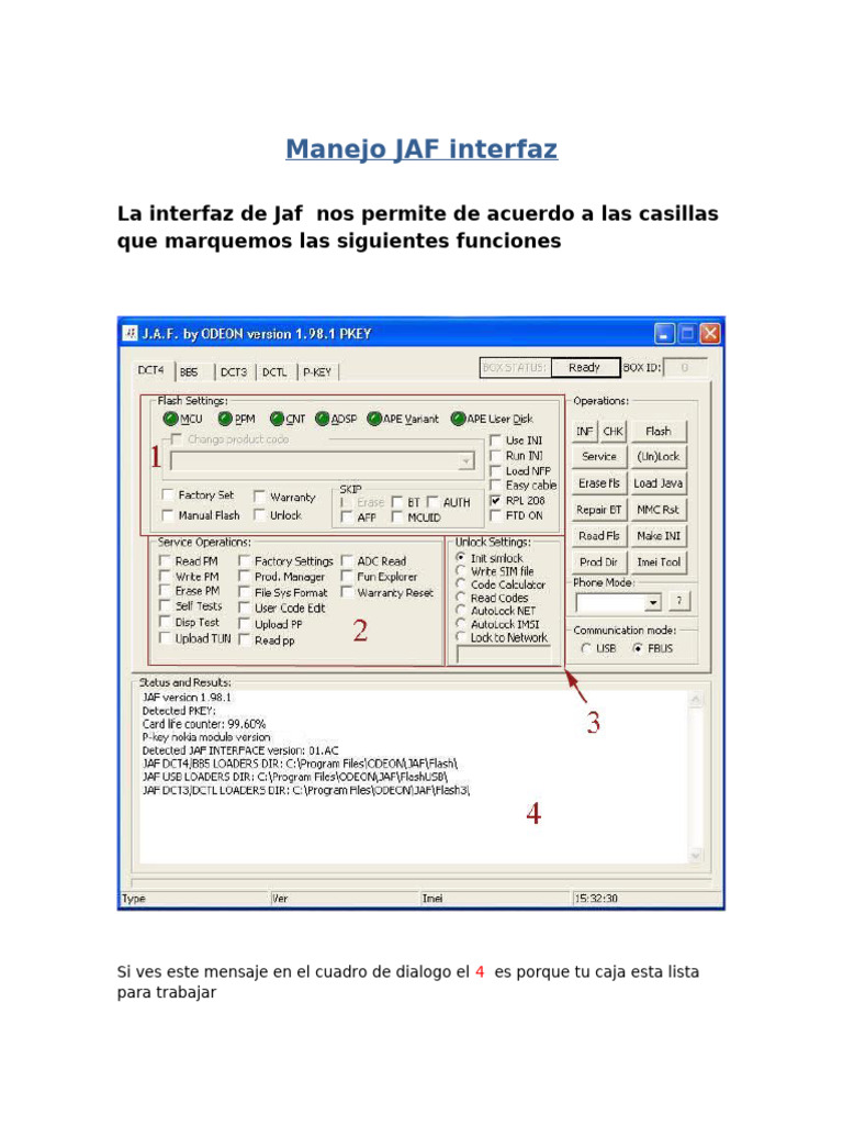 Manejo Pratico Interfas de JAF | PDF | Archivo de computadora | Software