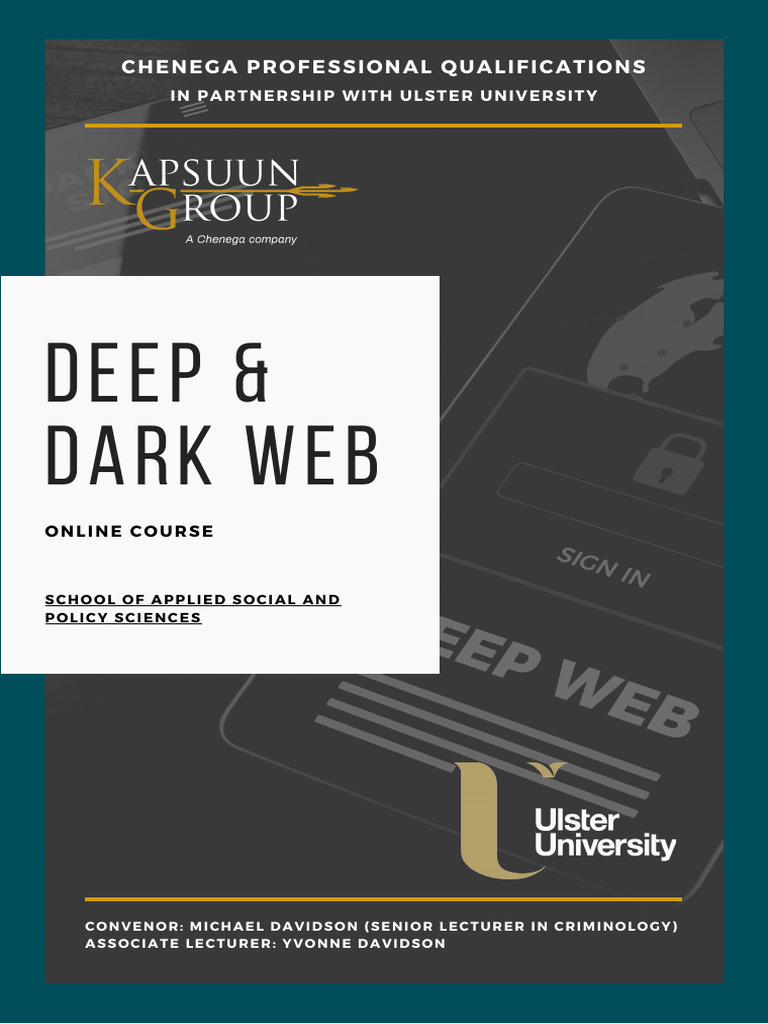 Deep and Dark Web Online Course Guide | PDF | World Wide Web | Internet ...
