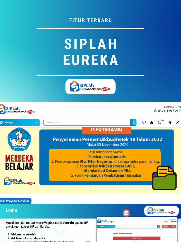 Tutorial Pembeli Siplah Eureka 2021 | PDF
