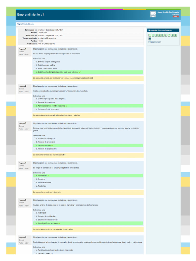Examen - EA4. Pasos Fundamentales Del Plan de Negocios | PDF