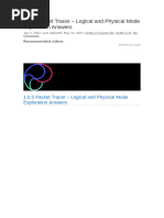 1.0.5 - REALIZADO - Logical and Physical Mode Exploration | PDF | Router (Computing) | Computer ...