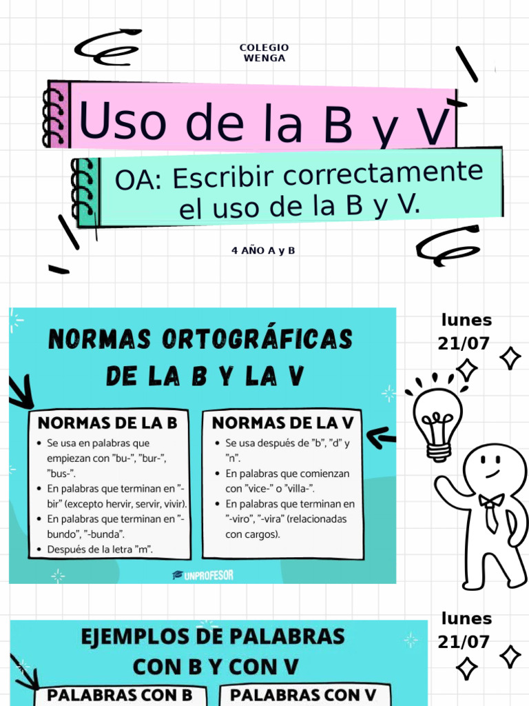 Usodelabyv: Oa: Escribir Correctamente Elusodelabyv | PDF