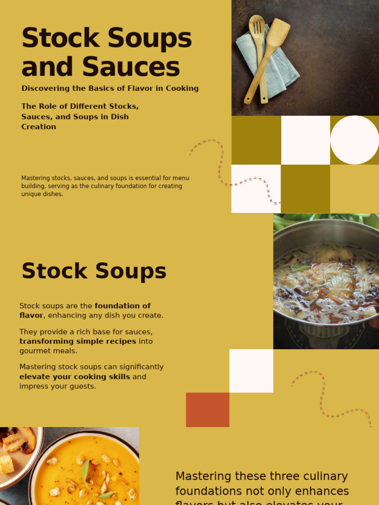 Mastering Stocks, Sauces, and Soups | PDF | Stock (Food) | Soup