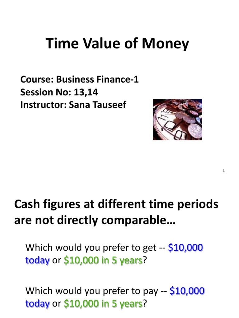 TVM Concepts for Business Finance | PDF | Time Value Of Money | Present Value
