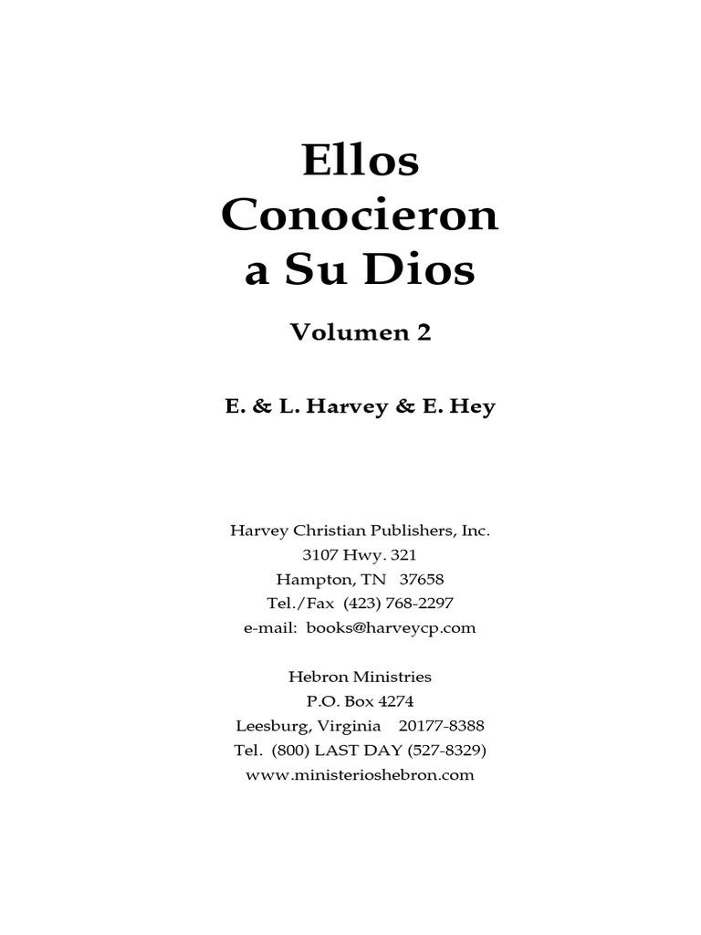 Ellos Conocieron A Su Dios 2 | PDF | Cuáqueros | Oración