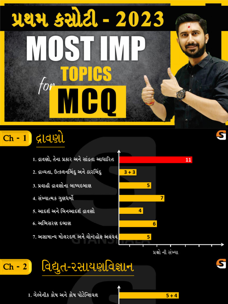 12th Most Imp Mcq-Aj Sir | PDF