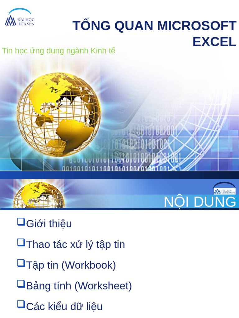 Tuan 2. Tong Quan Ve Ms Excel | PDF