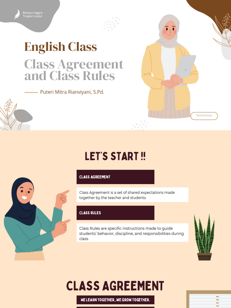 Class Agreement and Class Rules | PDF