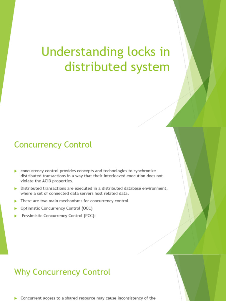 Locks in Distributed Systems Explained | PDF | Database Transaction ...